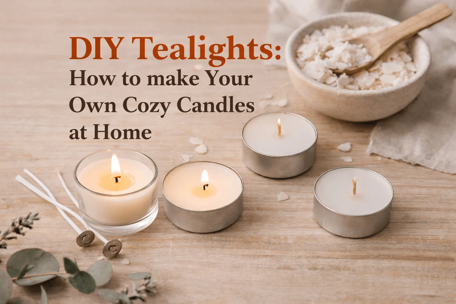 DIY Tealights: How to Make Your Own Cozy Candles at Home - DIY Live Life